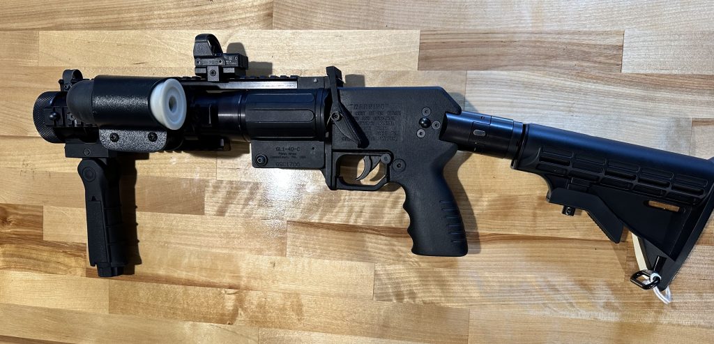 37/40MM Single Side Saddle-Picatinny Mount - Hurricane Butterfly